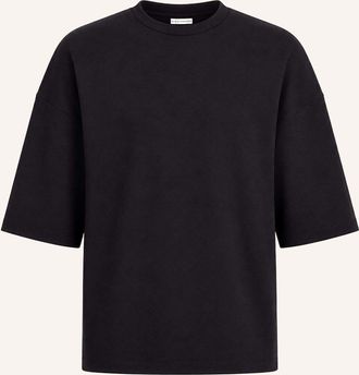 Kiefermann Kiefermann Kiefermann Modernes Herren T-Shirt Aus Kompakter Baumwolle Mit Feiner Rippstruktur Berdino schwarz