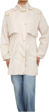 Liu Jo Femme, Manteaux, Beige, Taille: 36 FR Giaccone