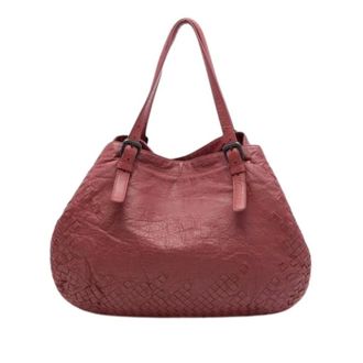 Bottega Veneta Pre-owned Cuir cabas - Femme - Pre-owned - Rouge - Taille: ONE Size