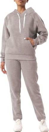 Generic Jogging Femme Ensemble, Survet&ecirc;ment 2 Pi&egrave;ces Manches Longues Tenue Chaude Sweats &agrave; Capuche et Pantalons Sportswear pour Jogging Sports Suit D&eacute;contract