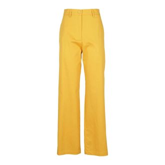 Momoni Stylische Hosen f&uuml;r M&auml;nner und Frauen - - Trousers - Damen - Gelb - XS