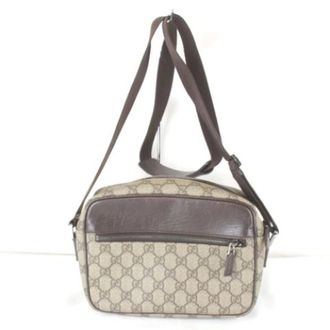 Gucci Pre-owned Sac Bandouli&egrave;re GG Supreme - Femme - Pre-owned - Beige - Taille: ONE Size