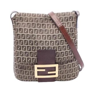 Fendi Pre-owned Vintage Canvas Schultertasche - - Pre-owned - Damen - Braun - ONE SIZE