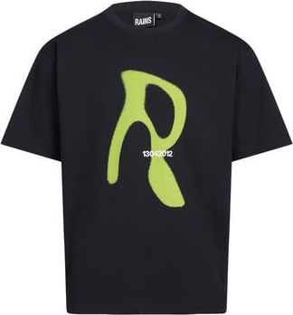 Rains T-shirt imprim&eacute; col rond en coton