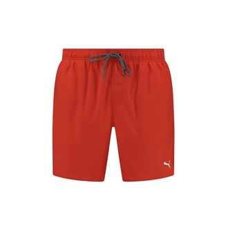 Puma Herren Medium Length Swim Shorts, Chili Powder, M