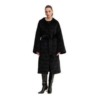 Charo Ruiz Ibiza G&uuml;rtelm&auml;ntel - - Coats - Damen - Schwarzk - M