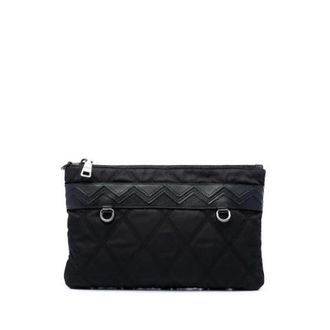 Prada Pre-owned Sac matelass&eacute; en nylon - Femme - Pre-owned - Noir - Taille: ONE Size