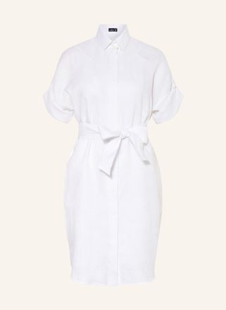 van Laack Van Laack Hemdblusenkleid Vl-Kailyn-Brlv Aus Leinen weiss