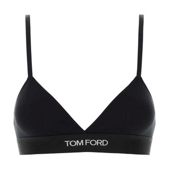 Tom Ford Femme, Sous-v&ecirc;tements, Noir, Taille: 38 FR Soutien-gorge signature en modal