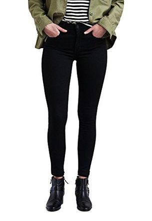 Levi's Femme 720 High Rise Super Skinny Jeans, Black Galaxy, 30W / 34L