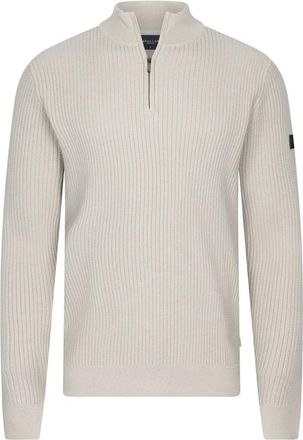 Cavallaro Tomuro Halbrei&szlig;verschluss-Pullover - - Knitwear - Herren - Beige - XL