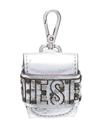 Diesel porte-cl&eacute;s &agrave; logo - Argent