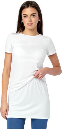 Merry Style Damen Verl&auml;ngerungsgurt f&uuml;r Hemden T-Shirts Nierenw&auml;rmer Minirock MS10-202 (Wei&szlig;, 5XL)