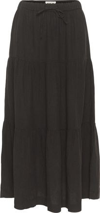 Part Two Part Two Damen Getiapw Relaxed Fit Ankle Length Skirt, Schwarz, 44