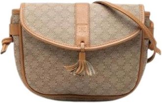 Celine Pre-owned Canvas Crossbody Bag - - Pre-owned - Damen - Beige - ONE SIZE