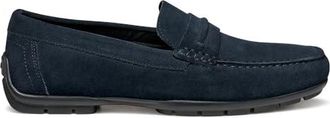 Geox U Moner W 2FIT Moccasin pour Homme, Bleu, 47 EU, Bleu, 47 EU