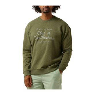 Scotch & Soda Gr&uuml;nes Chest Artwork Sweatshirt - - Sweatshirts & Hoodies - Herren - Gr&uuml;n - 2XL