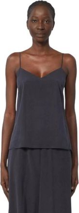 Max Mara Femme, Tops, Bleu, Taille: 40 FR Top nuisette sans manches