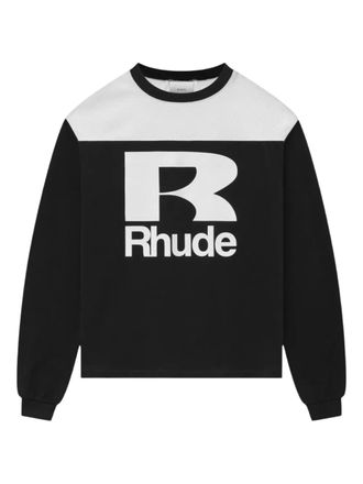 Rhude pull &agrave; manches longues - Noir