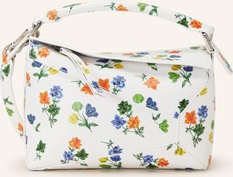 Loewe Handtasche Puzzle Edge Small weiss