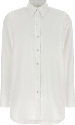 Xacus Femme, Blouses et Chemises, Blanc, Taille: 36 FR Chemise Popeline de Coton Scarlet