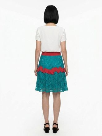 Dolce & Gabbana Womens Pink Elastane Skirt