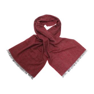 Rosi Collection M1200 Kaschmirschal - - Accessories - Herren - Rot - ONE SIZE