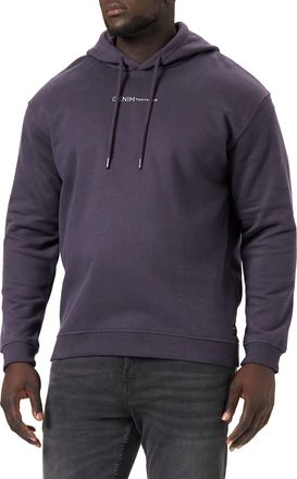 Tom Tailor Herren Hoodie Sweatshirt mit kleinem Logo-Print