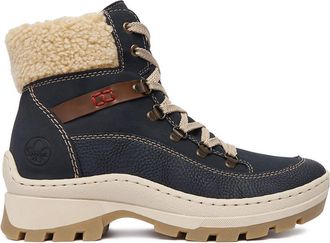 Rieker Schnürschuhe Rieker CEO-X9338-14 Dunkelblau