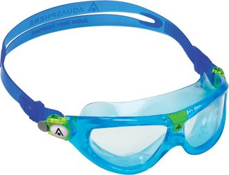 Aqua Sphere Aquasphere Unisex - Erwachsene Seal Kid 2 Schwimmbrille, Turquoise Blue Lens Clear, S, Türkisblau