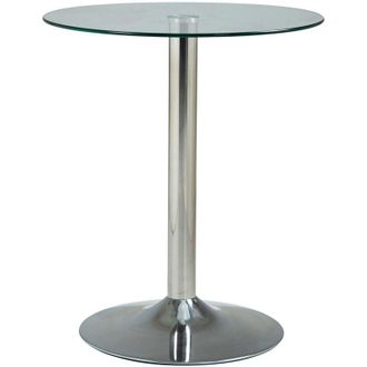 Clp Glastisch H&ouml;he 70 cm klarglas