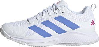 adidas Adidas Damen Court Team Bounce 2.0 Shoes Schuhe, Cloud White/Blue Fusion/Fuchsia, 44 EU