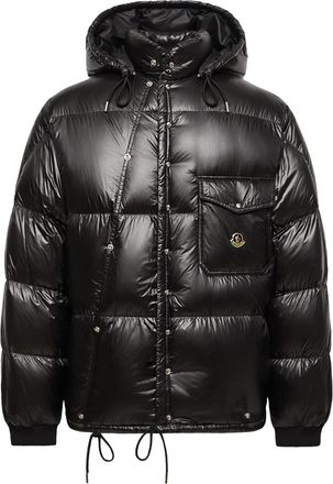 Moncler Moncler Doudoune Courte &Agrave; Capuche Karakorum, Homme, Noir, Taille: 0