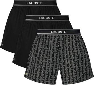 Lacoste Boxershorts-Set 7H4972 Schwarz
