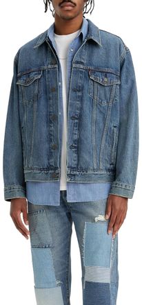 Levi's Herren New Relaxed Fit Trucker Jacke, Waterfalls, XL