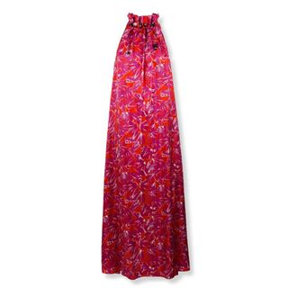 Max Mara Cartone Kleid aus bedrucktem Seidentwill - - Dresses - Damen - Rosa - XS