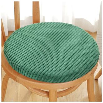 Generic Runde Sitzkissen Runde Stuhlkissen aus Memory Schaum rutschfestes weiches abnehmbares Hockerkissen f&uuml;r K&uuml;chen Esszimmerst&uuml;hle B&uuml;ro und Autostuhlpolste