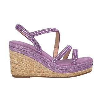 Alma En Pena Alma EN Pena, Femme, Chaussures, Violet, Taille: 39 EU Sandale compensée strass
