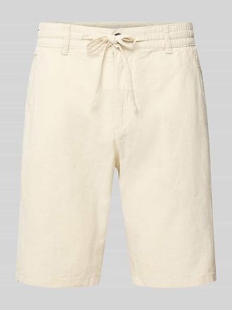 Lindbergh Regular Fit Bermudas aus Leinen-Baumwoll-Mix