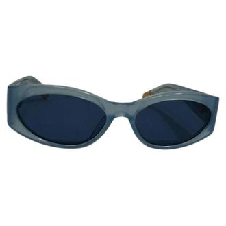Jacquemus Pre-owned Les Lunettes Ovalo Sonnenbrille - - Pre-owned - Damen - Blau - ONE SIZE