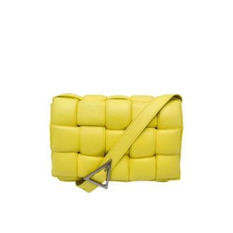 Bottega Veneta Pre-owned Leder Crossbody Bag - - Pre-owned - Damen - Gelb - ONE SIZE