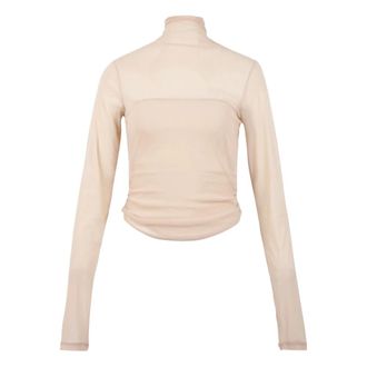 Christophe Lemaire Top Foulard Ballerine - Femme - Tops - Beige - Taille: 40 FR