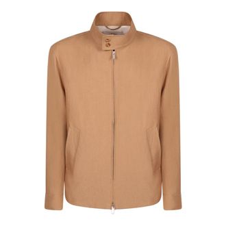 Lardini Paribet Zip Jacket - - Jackets - Herren - Beige - M