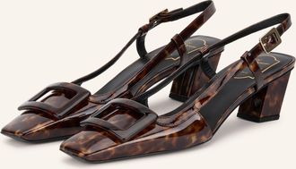 Roger Vivier Slingpumps Belle Vivier braun