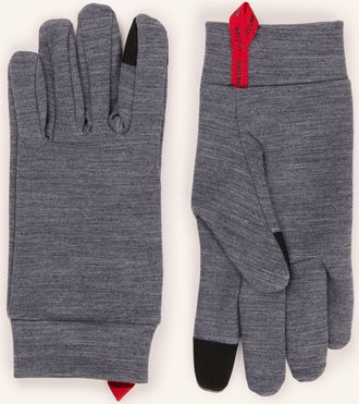 Hestra Multisport-Handschuhe Touch Point Thermo Mit Touchscreen-Funktion grau