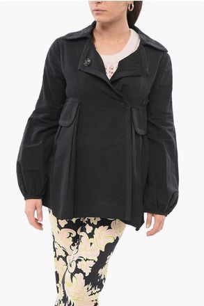 Giambattista Valli Double Breasted Overshirt With Draping size 44