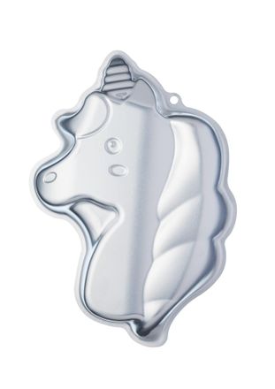 KitchenCraft Sweetly Does It Einhorn-Backform aus Aluminium - Kuchenform als Tortenform - 23 x 33.5 x 5 cm