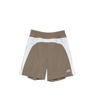 Balenciaga Logo-print Panelled Track Shorts