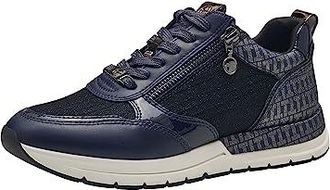Tamaris Femme Baskets, Dame Baskets Basses,Semelle int&eacute;rieure Amovible,Chaussure de Sport,Semelle &agrave; Plateforme,Loisirs,Navy Comb,38 EU