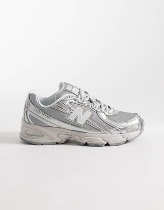 New Balance 740 - Sneaker in Metallic-Silber